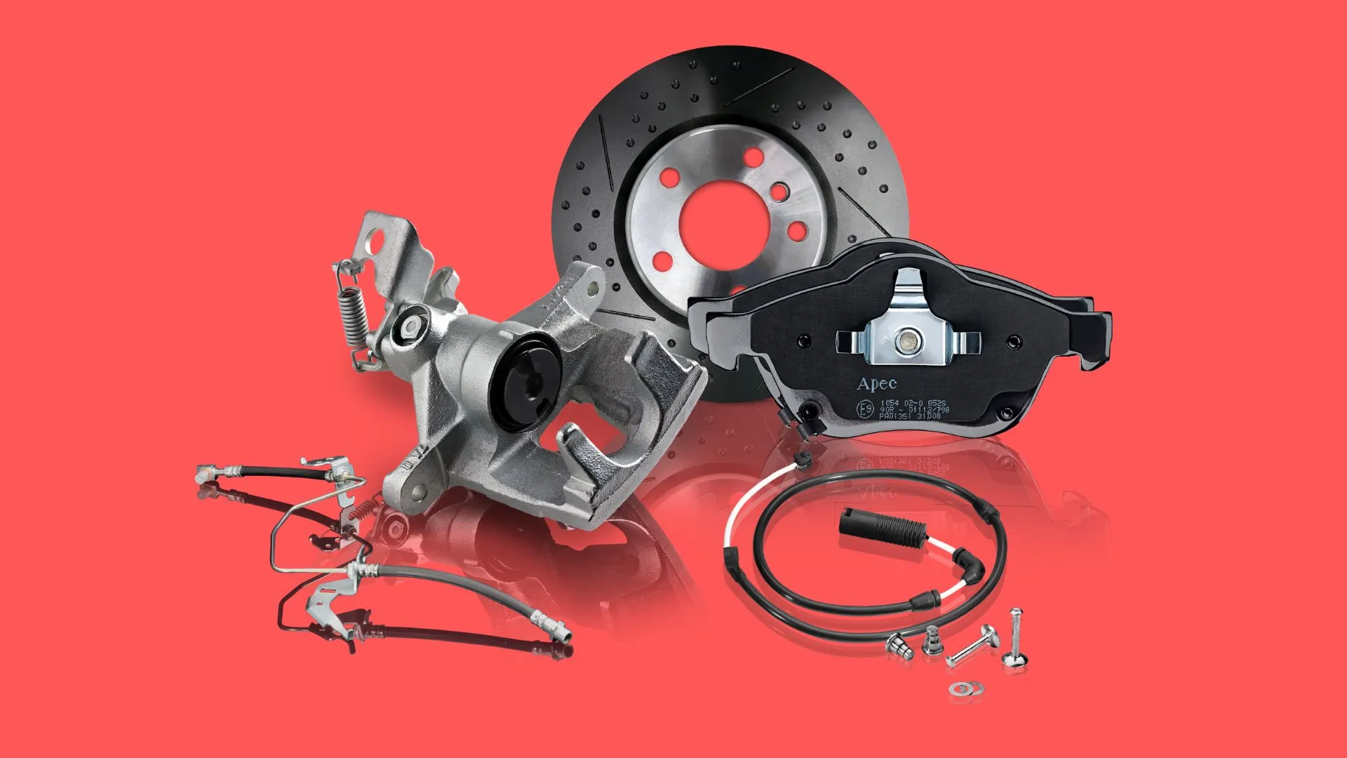 Apec Expands Red Braking Line With 64 New Components - The BRAKE Report